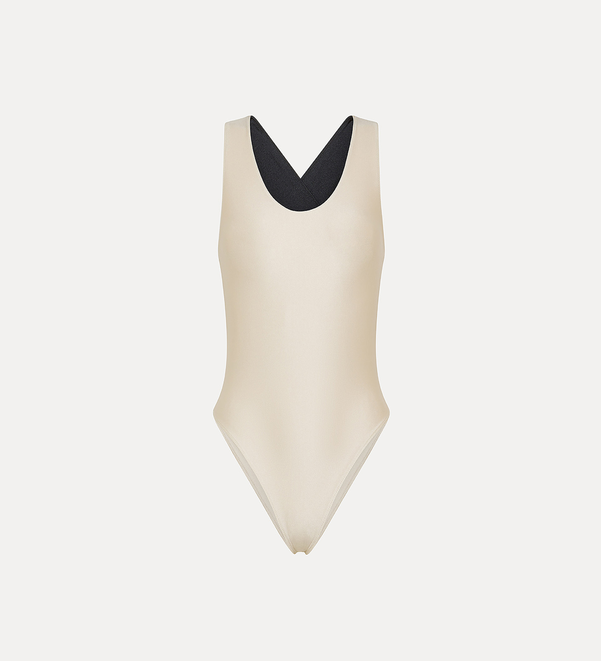 one–piece costume in jersey noir | forte_forte