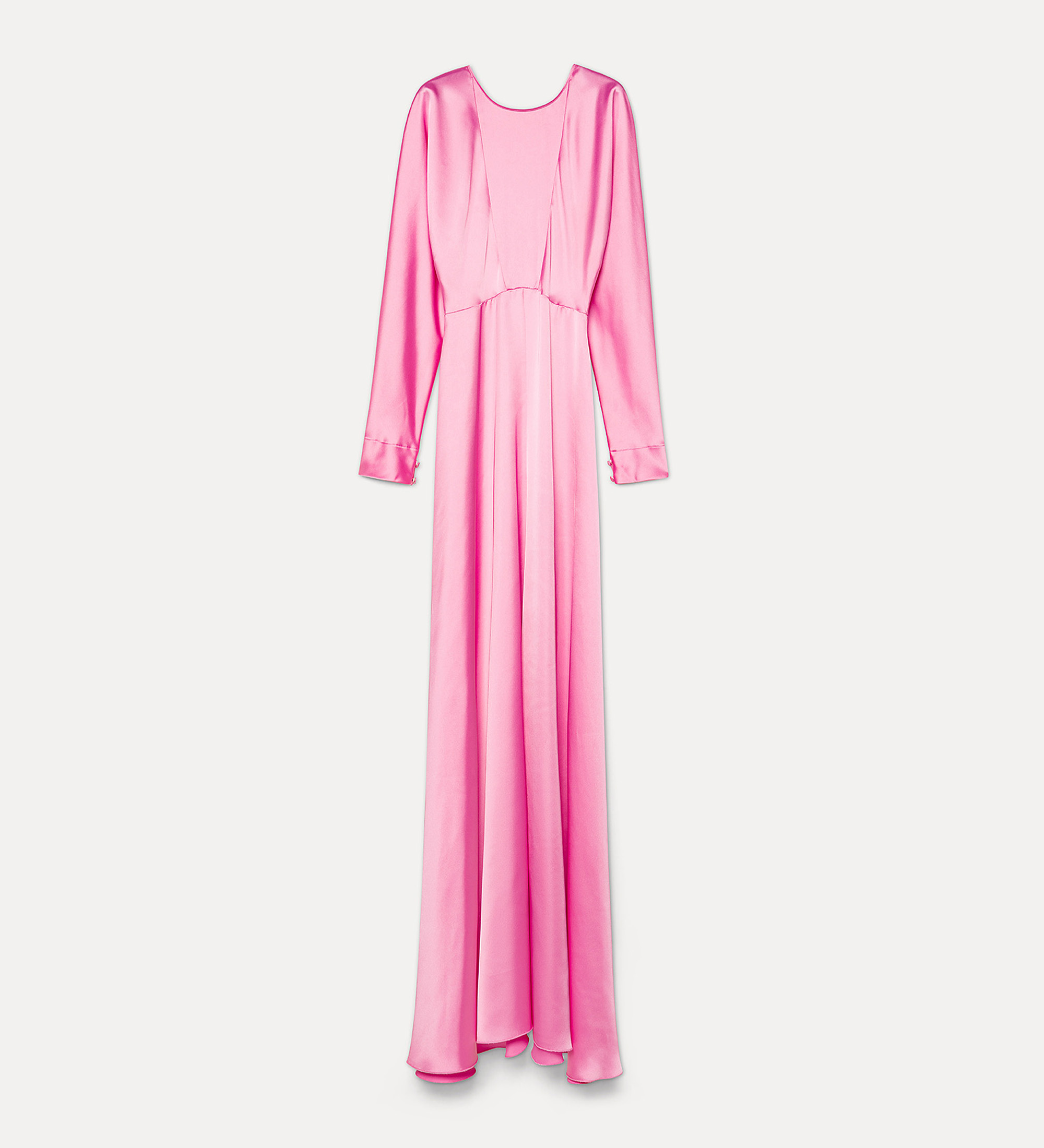robe longue en satin chic party | forte_forte